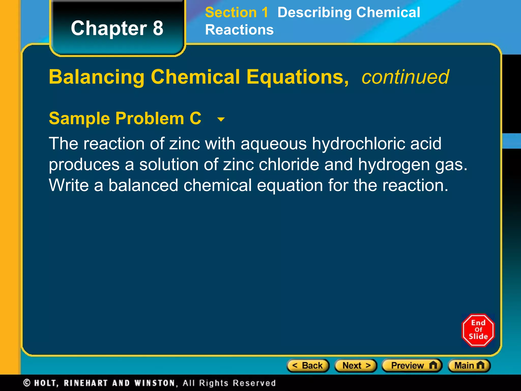 Pre-AP: Types of Reactions / Activity Series | PPT