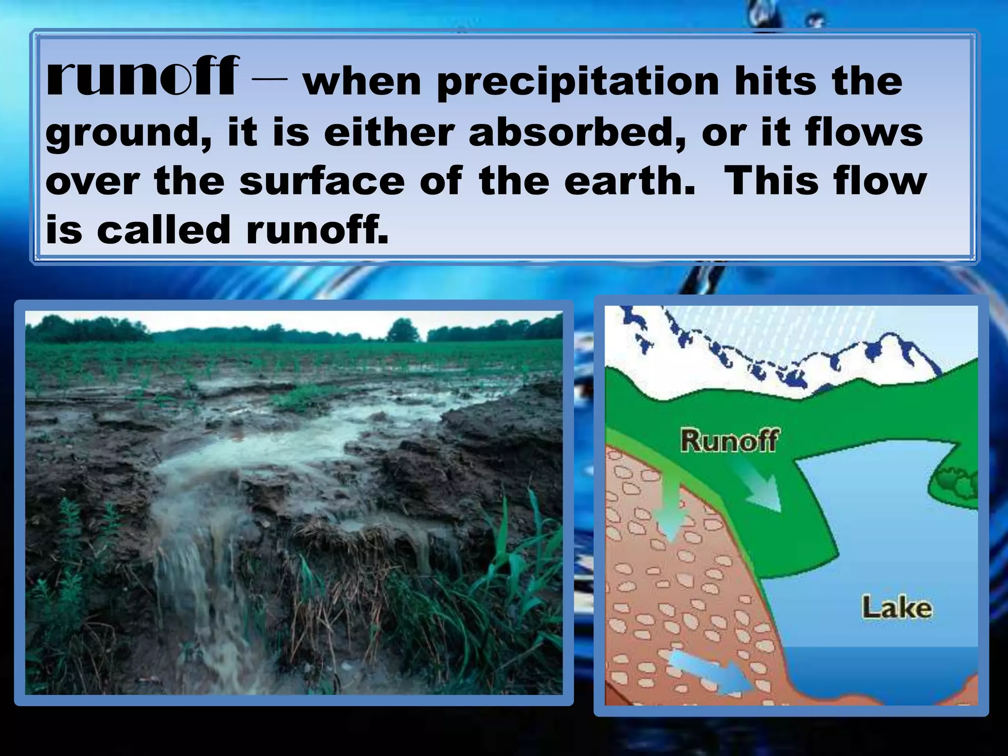 The Earth's Fresh Water/Water Cycle | PPTX