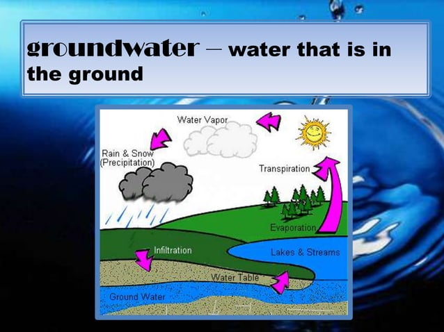 The Earth's Fresh Water/Water Cycle | PPT