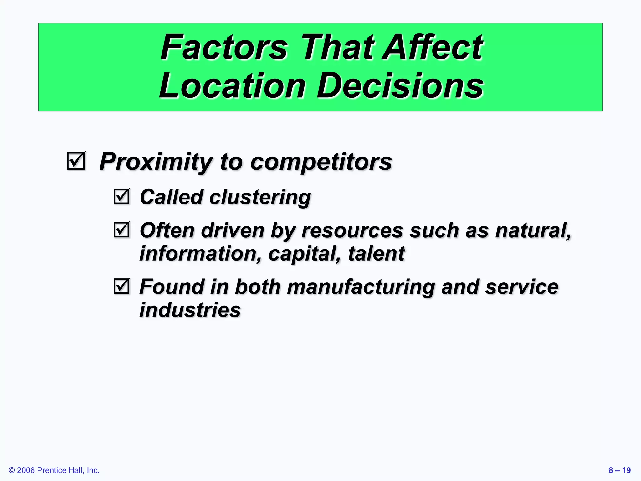 Chapter 8 Location Strategy.ppt