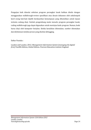 Chapter 8 management information system 12th edition 2012 laudon | PDF