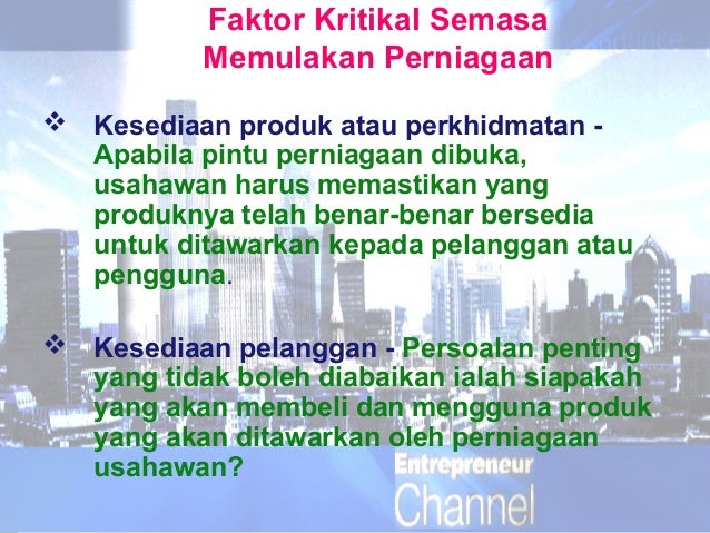 Memulakan Perniagaan