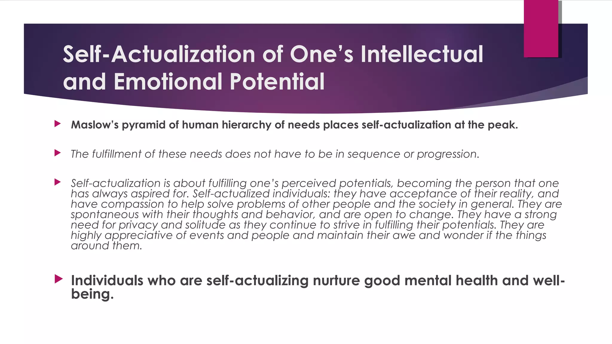 Chapter 8 mental health and well being in middle and late adolescence | PPT