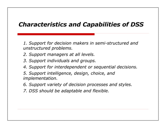 Chapter 8 Mis Decision Support System | PPT | Databases | Computer ...
