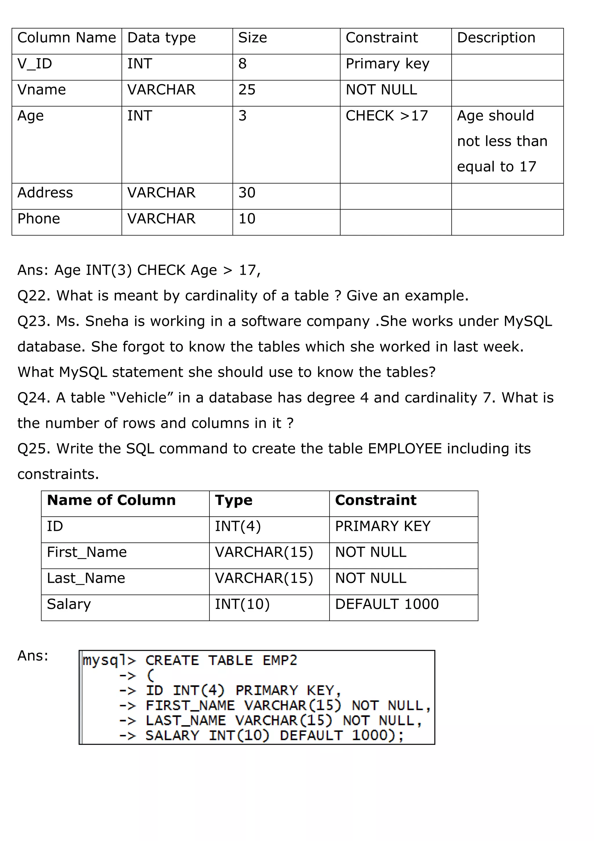 Chapter8 my sql revision tour | PDF