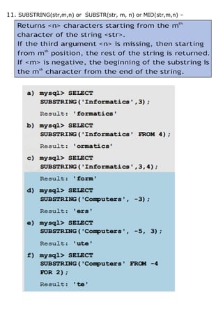 Chapter8 my sql revision tour | PDF