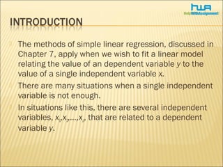 Get Multiple Regression Assignment Help | PPT