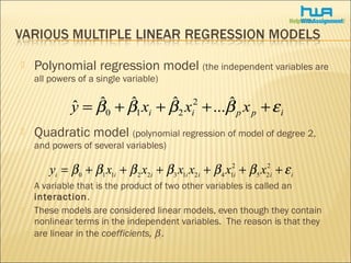 Get Multiple Regression Assignment Help | PPT