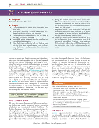 Chapter 8 nursing care during labor and pain management | PDF