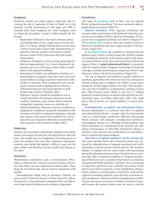 Chapter 8 nursing care during labor and pain management | PDF