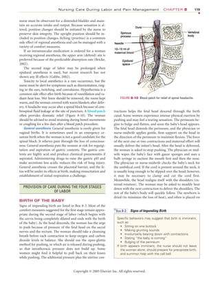 Chapter 8 nursing care during labor and pain management | PDF