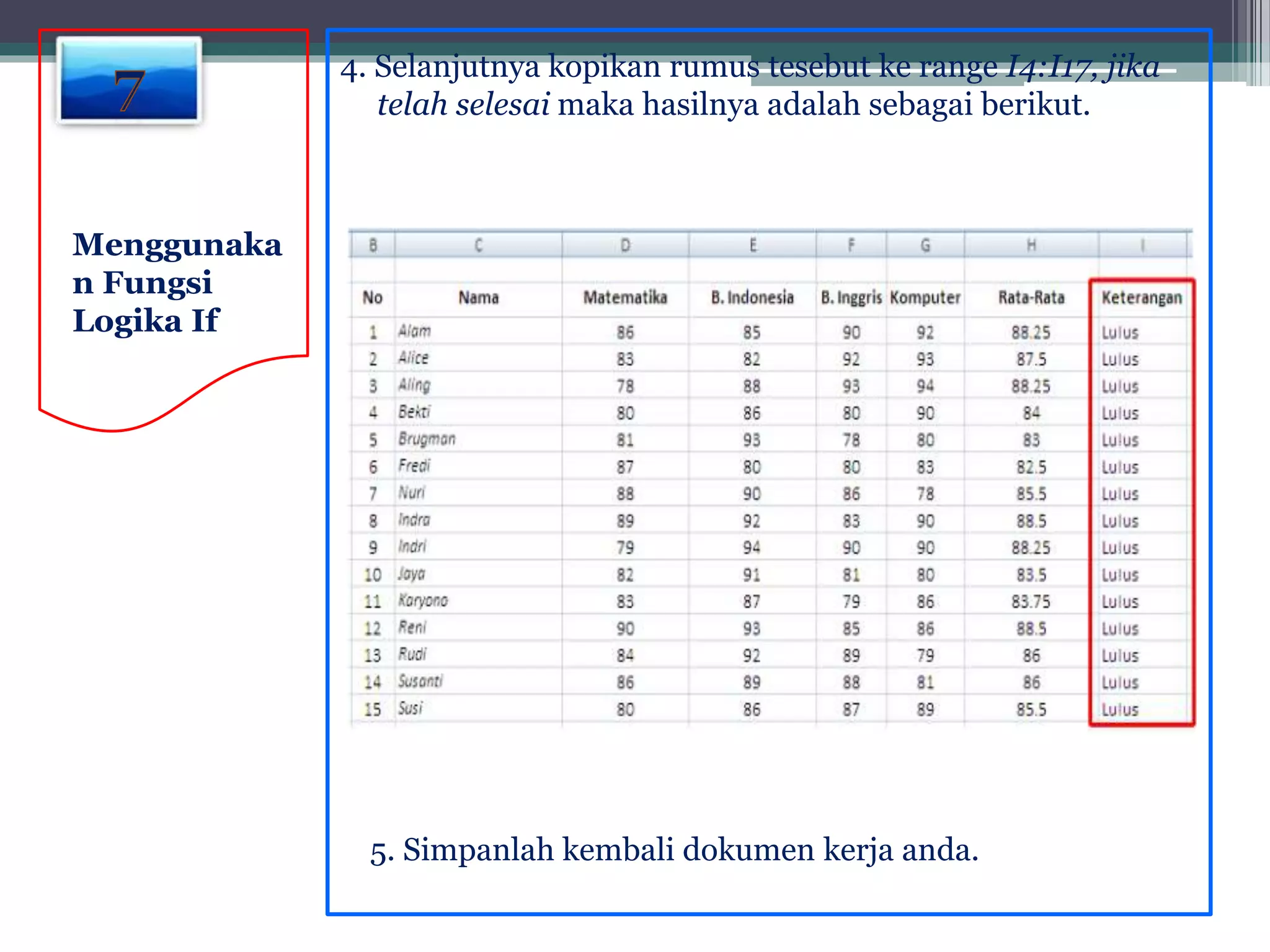Chapter 8 - Operator Logika | PPT