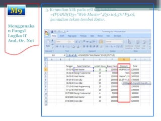 Chapter 8 - Operator Logika | PPT