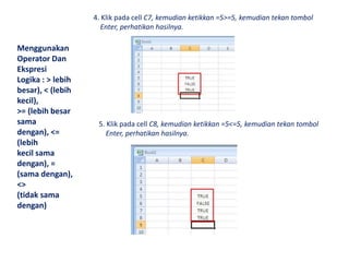 Chapter 8 - Operator Logika | PPT
