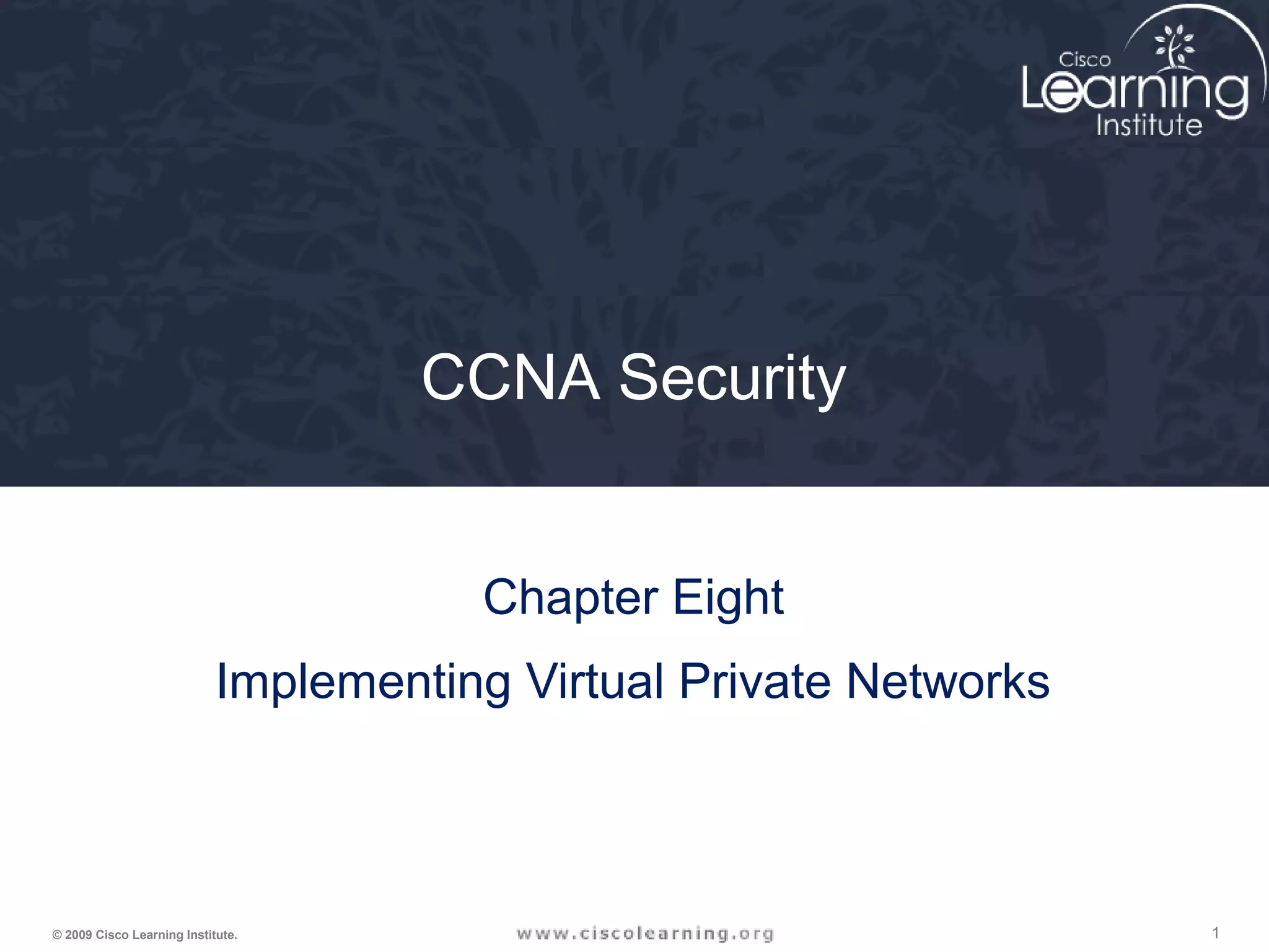 CCNA Security - Chapter 8 | PPT | Computer Networking | Computing