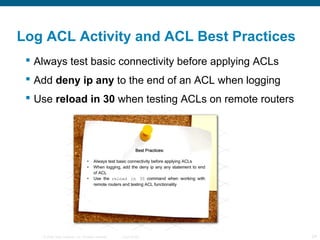 CCNA Discovery 3 - Chapter 8 | PPT