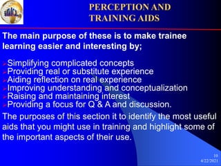 Chapter 8: Perception and Visual Aids | PPT