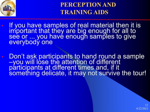 Chapter 8: Perception and Visual Aids | PPT