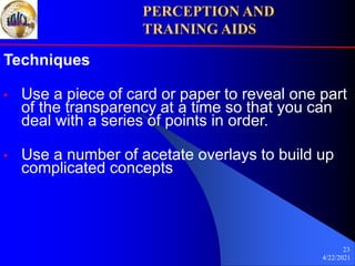 Chapter 8: Perception and Visual Aids | PPT