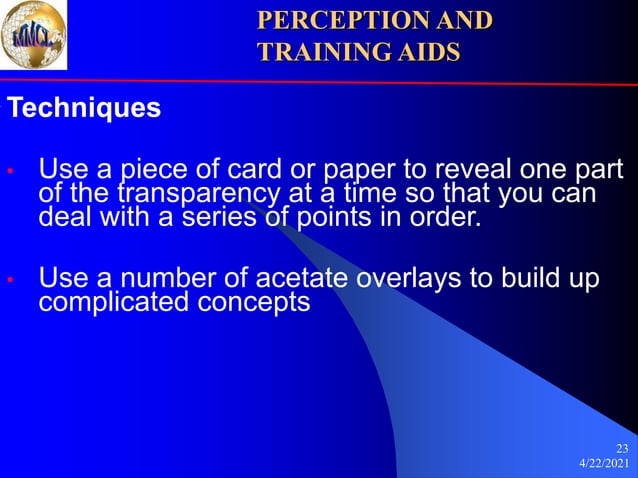 Chapter 8: Perception and Visual Aids | PPT