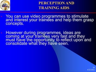 Chapter 8: Perception and Visual Aids | PPT