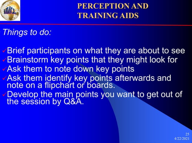 Chapter 8: Perception and Visual Aids | PPT