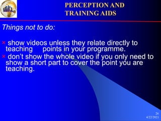 Chapter 8: Perception and Visual Aids | PPT