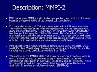 Chapter 8 personality assessment | PPTX | Educational Assessment ...