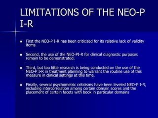 Chapter 8 personality assessment | PPTX | Educational Assessment ...