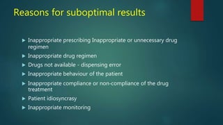 Pharmaceutical care concepts - clinical pharmacy | PPTX