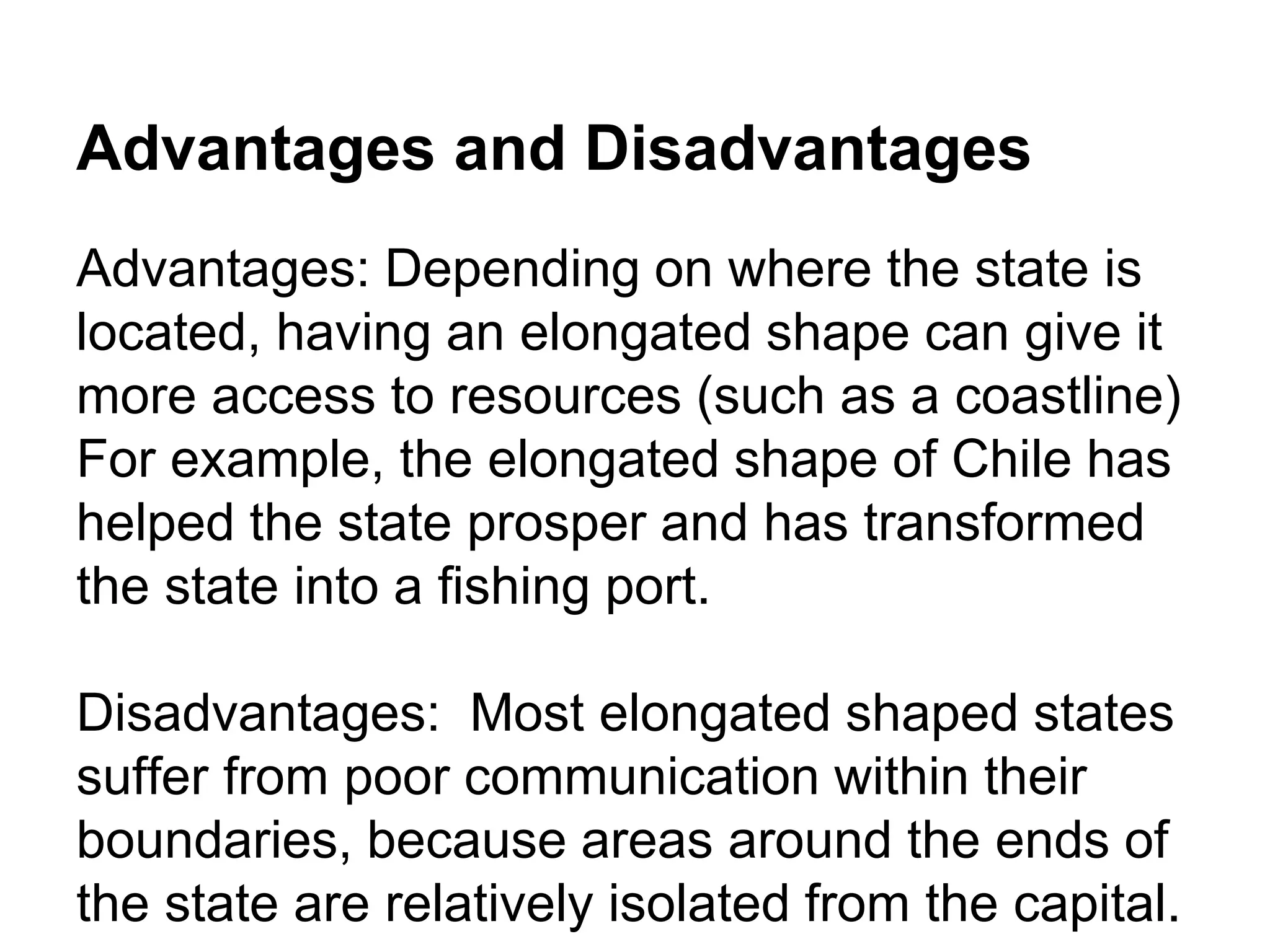Chapter 8 political geography Shapes of States | PPTX