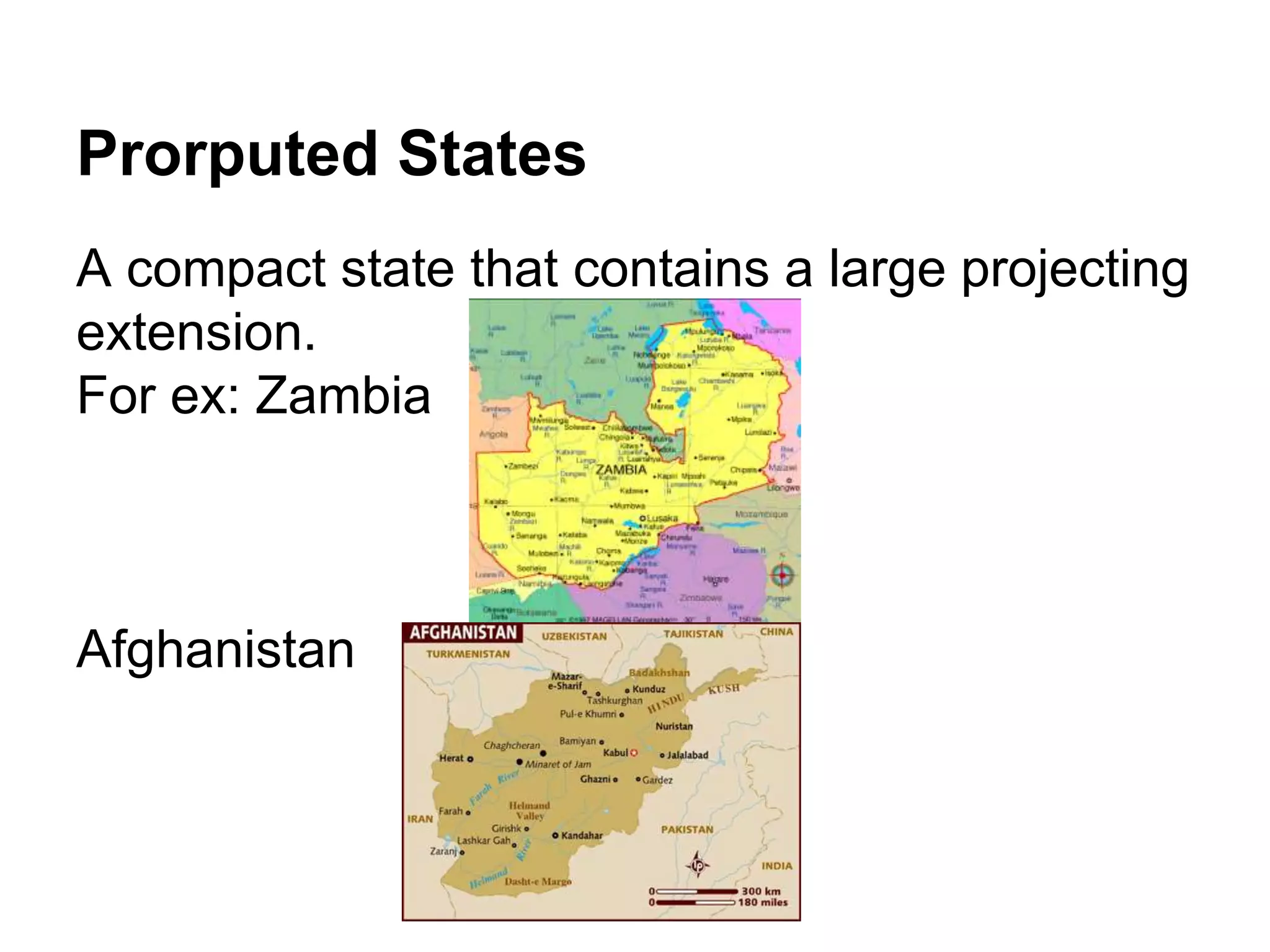 Chapter 8 political geography Shapes of States | PPTX