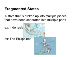 Chapter 8 political geography Shapes of States | PPTX