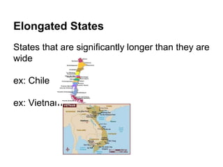 Chapter 8 political geography Shapes of States | PPTX