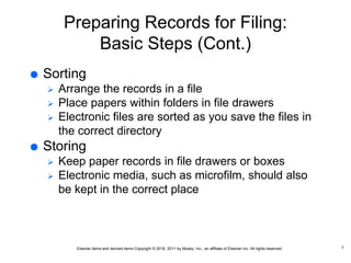 Storage of Business Records | PPT