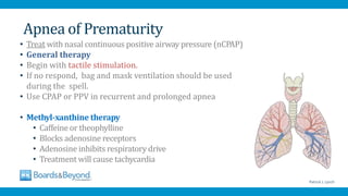 Chapter eight preterm disorders including Respiratory and GIT | PPTX