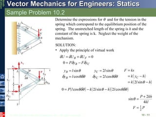 Chapter 8 principle of virtual work | PPT