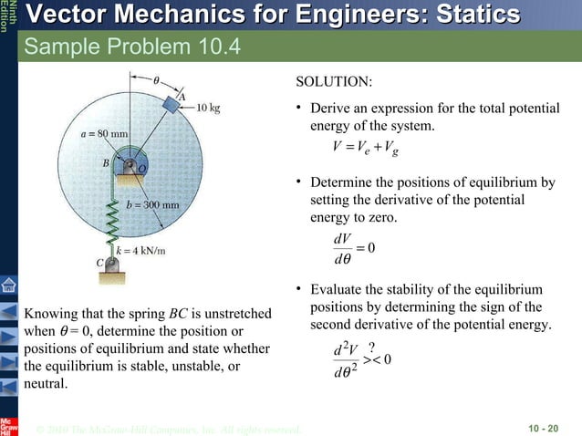 Chapter 8 principle of virtual work | PPT | Chemistry | Science