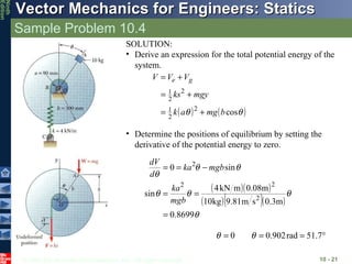 Chapter 8 principle of virtual work | PPT