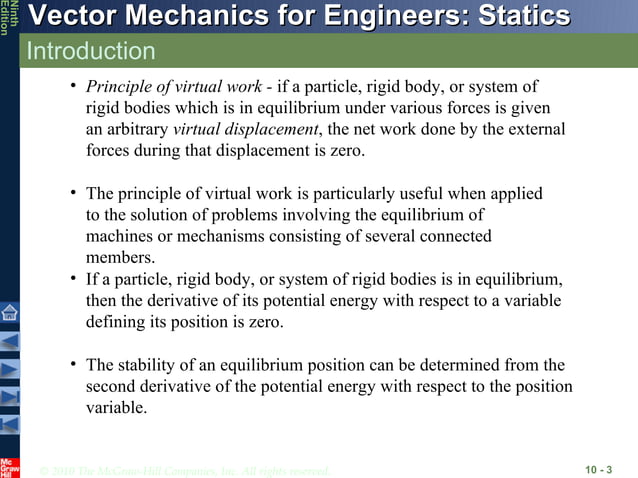 Chapter 8 principle of virtual work | PPT | Chemistry | Science
