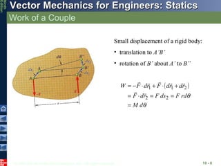 Chapter 8 principle of virtual work | PPT