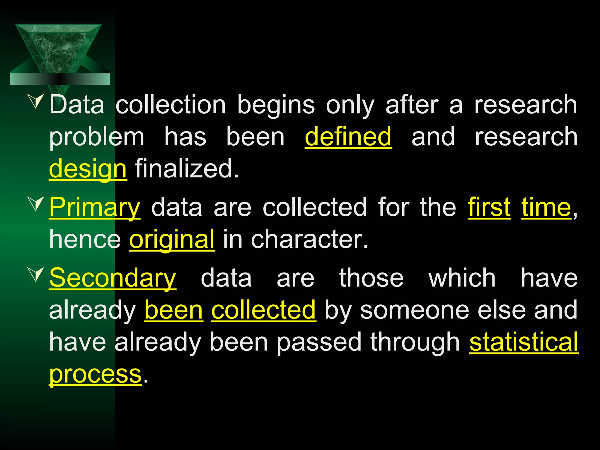Chapter 8 (procedure of data collection) | PPT
