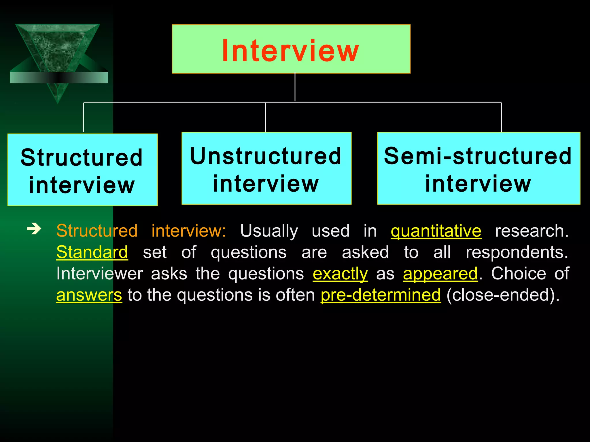 Chapter 8 (procedure of data collection) | PPT