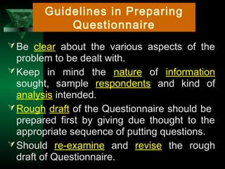 Chapter 8 (procedure of data collection) | PPT