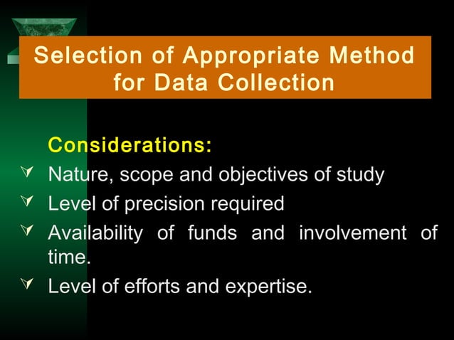 Chapter 8 (procedure of data collection) | PPT