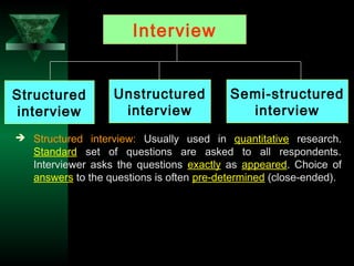 Chapter 8 (procedure of data collection) | PPT