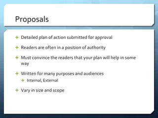 Chapter 8 proposals | PPTX
