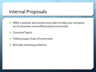 Chapter 8 proposals | PPTX