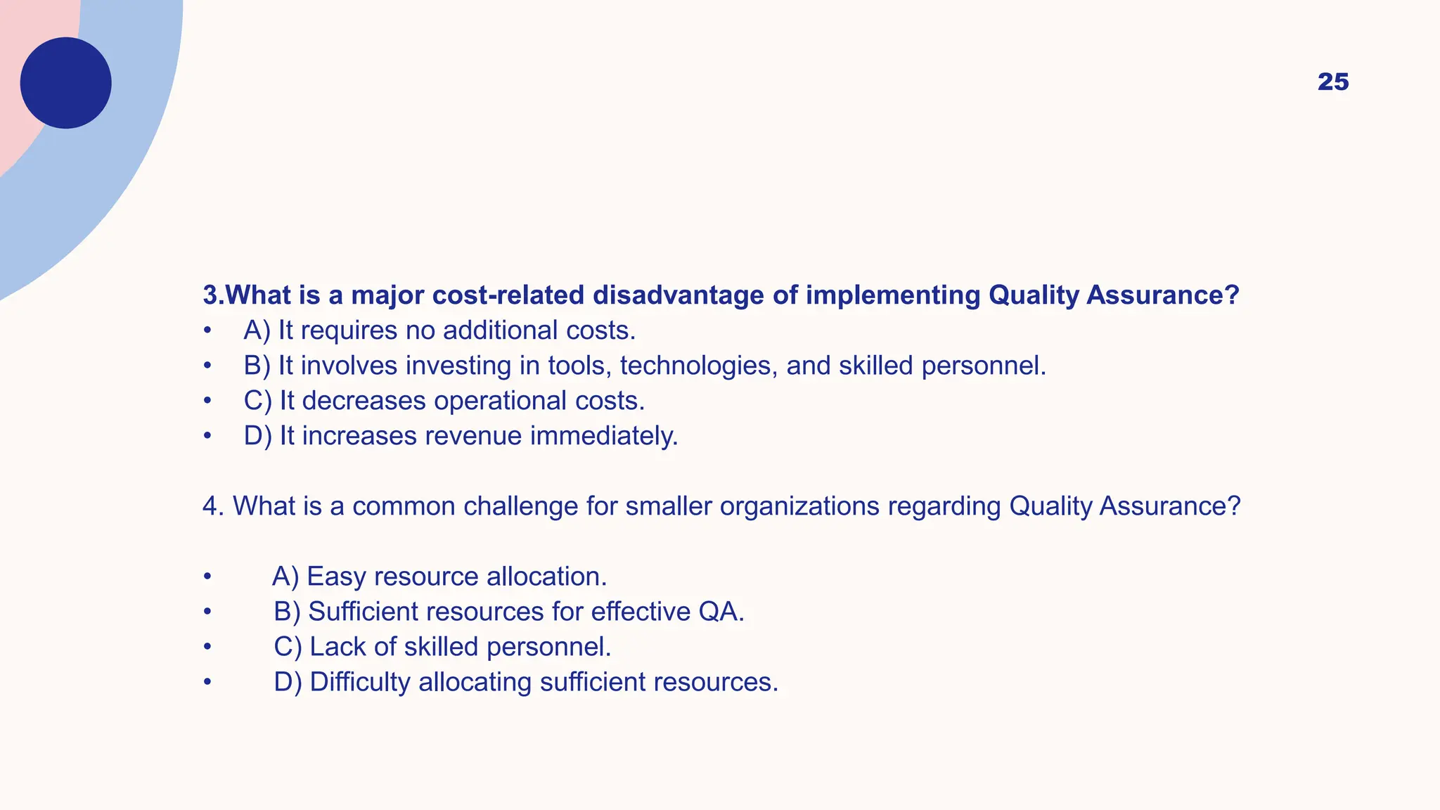 Operation management - Quality assurance in operation | PPTX