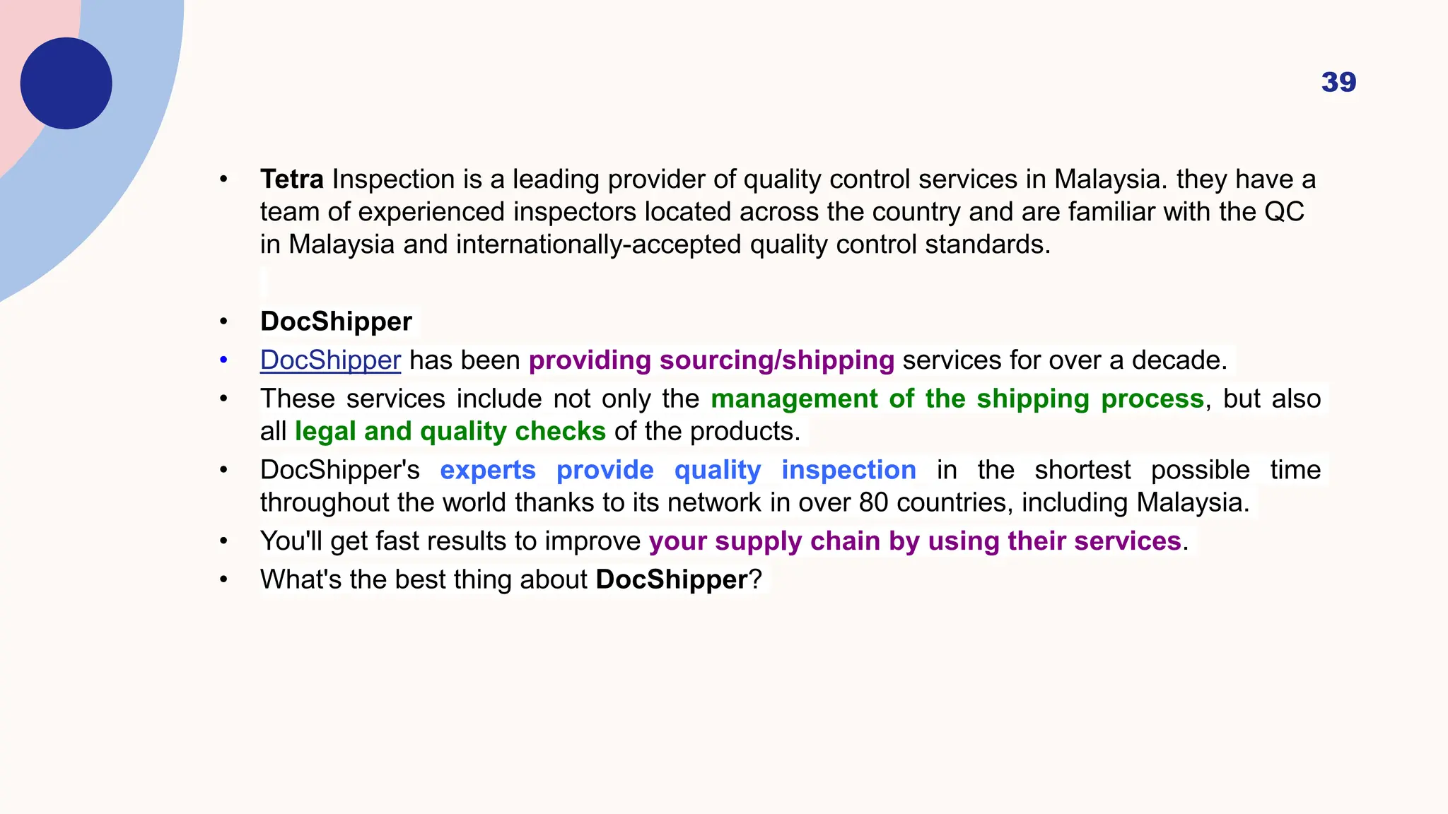 Operation management - Quality assurance in operation | PPTX